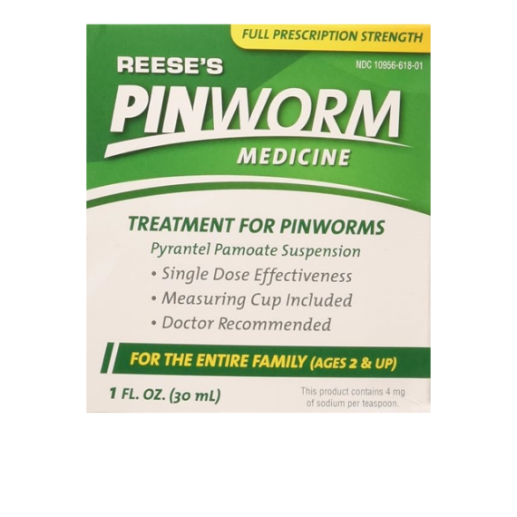 Reese's PINWORM Medicine 1 oz - Treatment for Pinworm Infections